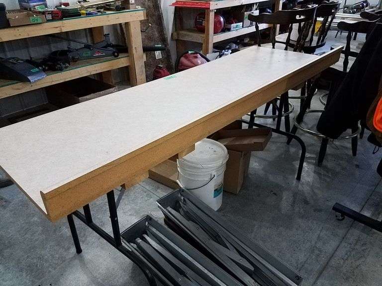 Folding Countertop Table - Adam Marshall Land & Auction, LLC