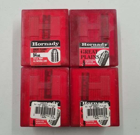 Hornady Great Plains 54 Cal 425 Gr HBHP Bullets (4 X 15) - Adam Marshall Land & Auction, LLC
