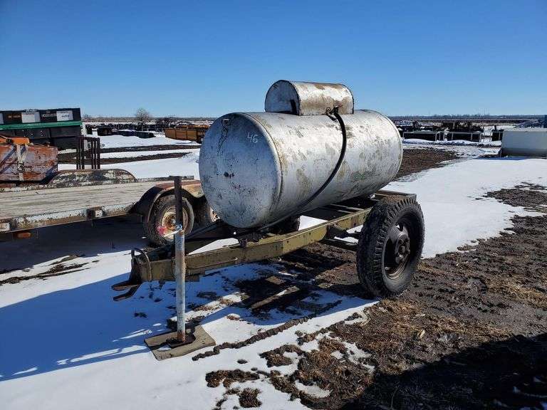 250 Gallon Propane Tank & Trailer - Adam Marshall Land & Auction, LLC