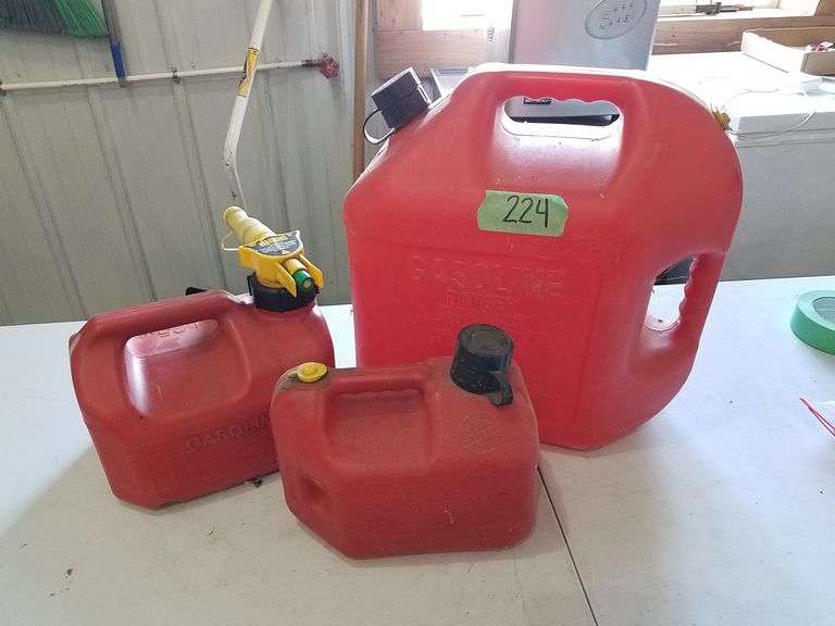 3 Fuel Containers - Adam Marshall Land & Auction, LLC