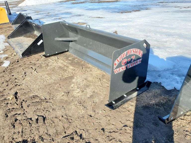 Unused West Valley Snow Buster G-7 Snow Plow for Skid Steer. - Adam ...