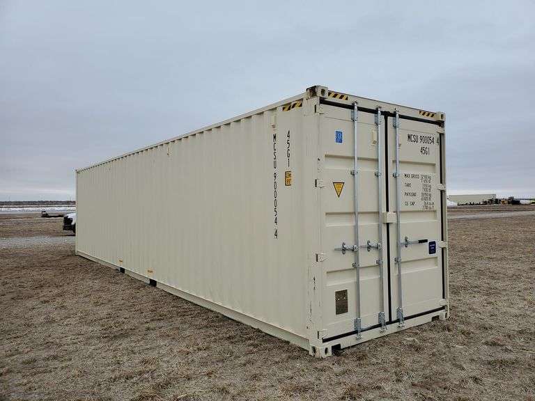 40FT HCube Shipping Container - Adam Marshall Land & Auction, LLC