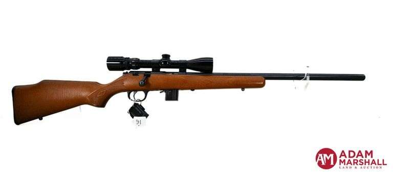 Marlin Model 17V Bolt Action Rifle - 17 HMR - SN: 97655710 - Adam ...