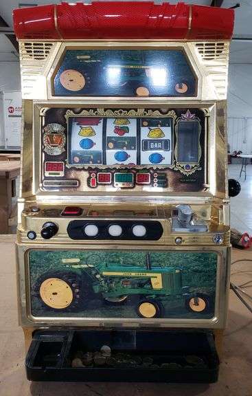 Toy Slot Machine with aftermarket John Deere stickers applied - Adam ...
