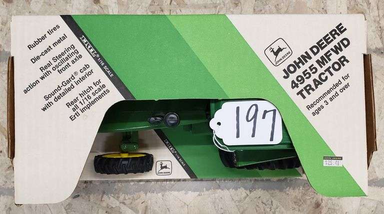 John Deere #5587 ERTL 1/16 4955 MFWD Tractor - Adam Marshall Land ...