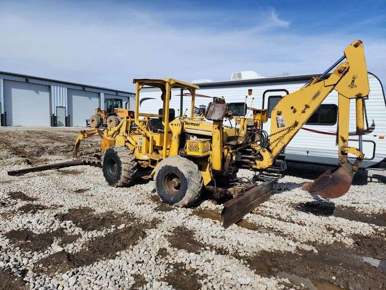 Vermeer MS-475 Trencher - Adam Marshall Land & Auction, LLC