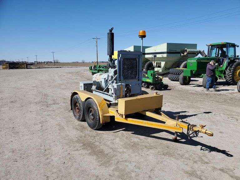 Detroit Diesel Generator w/ Tandem Axle Trailer - Adam Marshall Land ...