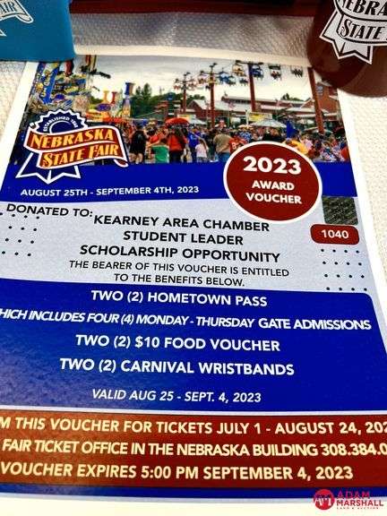 Nebraska State Fair Bundle - Adam Marshall Land & Auction, LLC