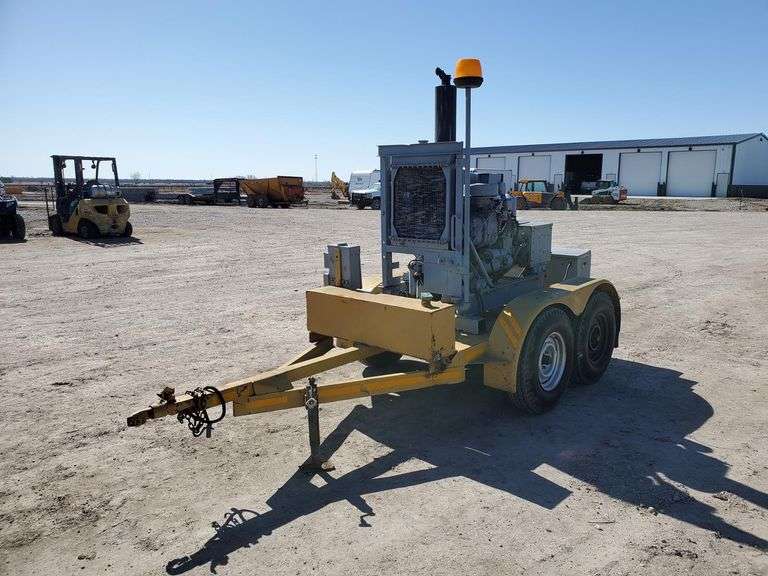 Detroit Diesel Generator w/ Tandem Axle Trailer - Adam Marshall Land ...