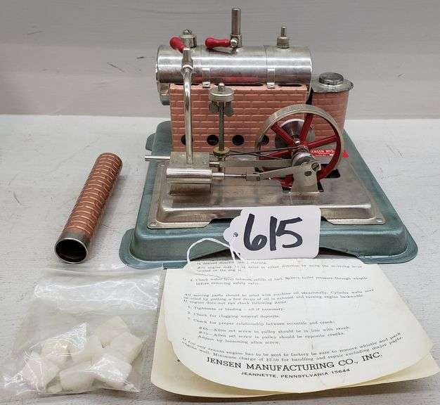 Jensen Mfg. Co. Steam Engine #65; Fuel tablets in plastic bag - Adam ...