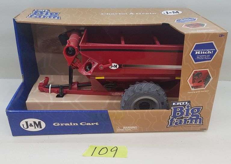 Tomy J&M Mfg #46215 ERTL 1/16 Grain Cart - Adam Marshall Land & Auction ...