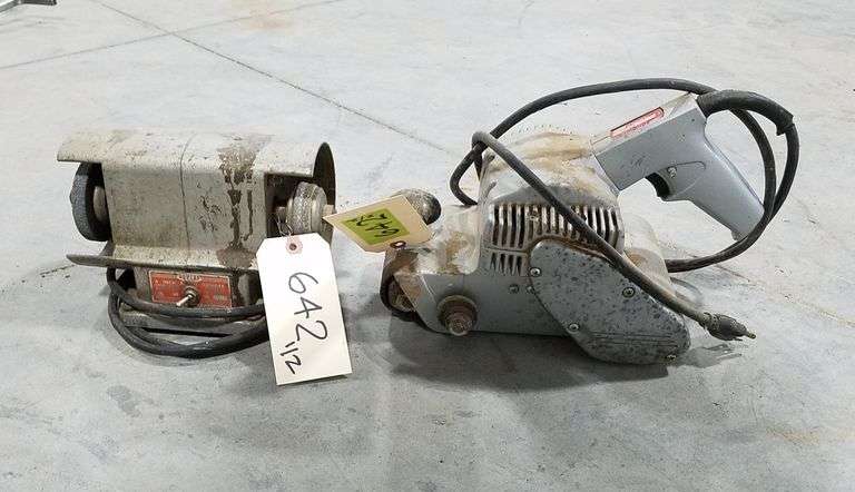 Dunlap 4" Bench Grinder & Proven 4" Belt Sander - Adam Marshall Land ...