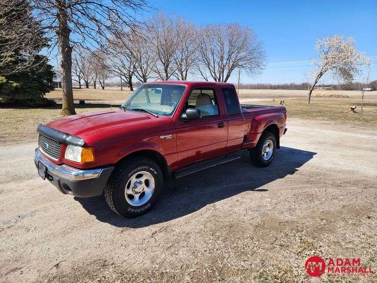 2001 Ford Ranger Extended Cab Pickup - Adam Marshall Land & Auction, LLC