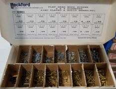 (3)Sharon Fastener Tray/Organizers W/Assorted Rockford Hardware ...