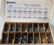 (3)Sharon Fastener Tray/Organizers W/Assorted Rockford Hardware ...