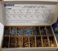 (3)Sharon Fastener Tray/Organizers W/Assorted Rockford Hardware ...