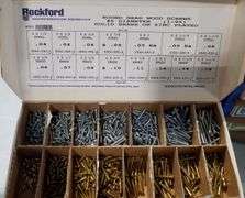 (3)Sharon Fastener Tray/Organizers W/Assorted Rockford Hardware ...