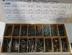 (3)Sharon Fastener Tray/Organizers W/Assorted Rockford Hardware ...