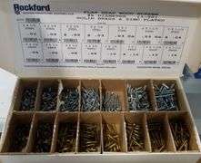 (3)Sharon Fastener Tray/Organizers W/Assorted Rockford Hardware ...