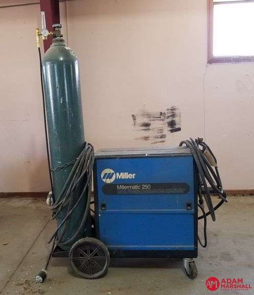 Miller Millermatic 250 CV-DC Welding Power Source/Wire Feeder W/C25 ...