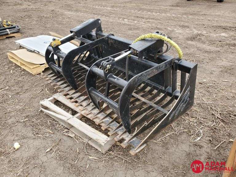 72IN Rock Grapple for Skid Steer - Adam Marshall Land & Auction, LLC