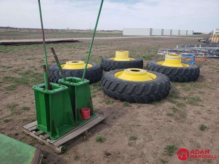 John Deere Combine Duals w/ Mounting Hardware - Adam Marshall Land ...