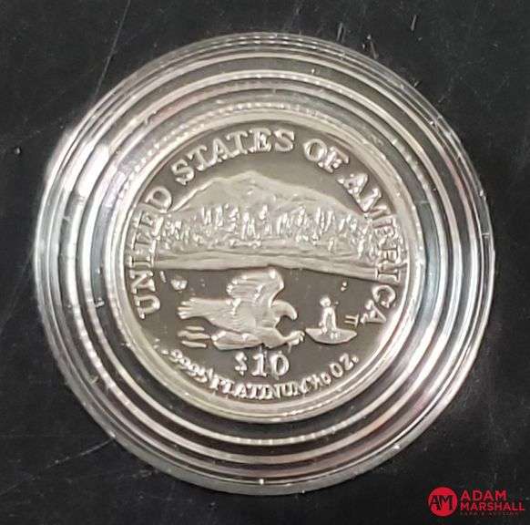2002 American Eagle Tenth-Ounce Proof Platinum Bullion Coin - Adam ...