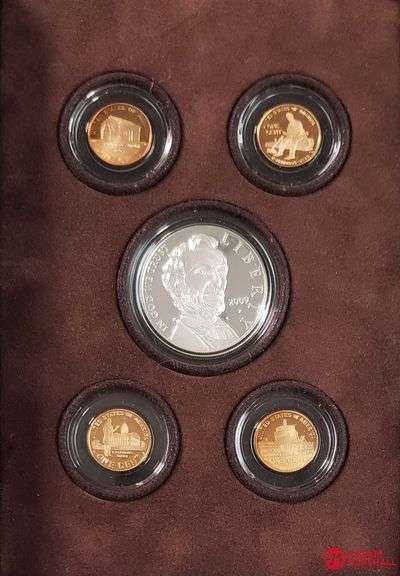 2009 US Mint Lincoln Coin & Chronicles Set - Adam Marshall Land ...