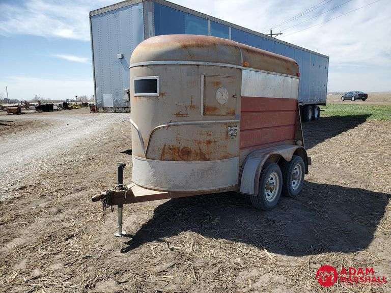 1990 S&H 2-Horse Trailer, 10FT - Adam Marshall Land & Auction, LLC