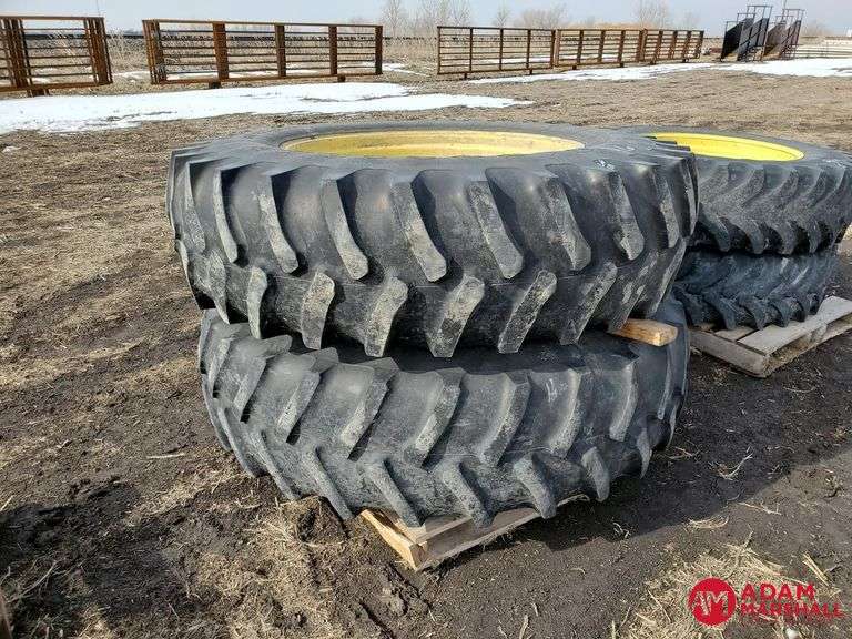 (2) Tractor Tires & Rims, 18.4R38 - Adam Marshall Land & Auction, LLC
