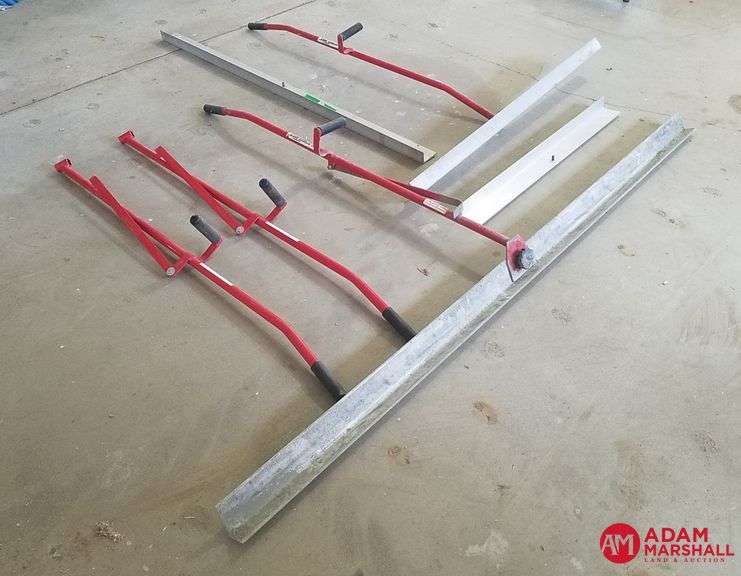 EZ Screed Tools W/3', 4', 5' & 7' Screeds - Adam Marshall Land ...