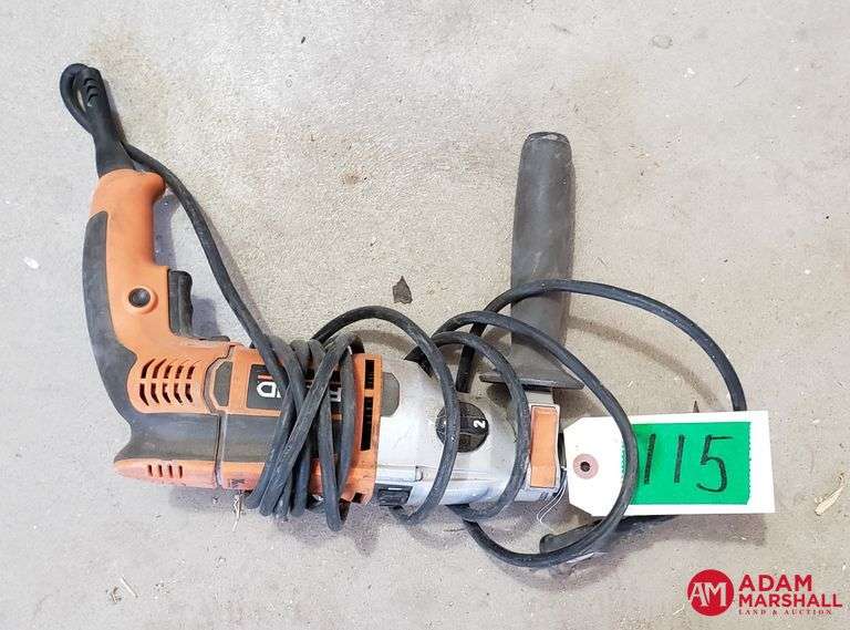 Ridgid R5011 8.5A Hammer Drill - Adam Marshall Land & Auction, LLC
