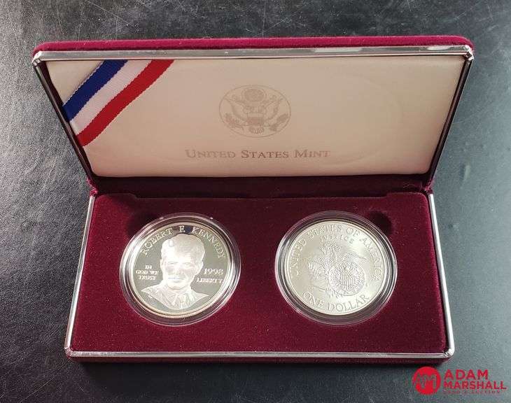 1998 Robert F Kennedy Memorial Commemorative Coins - Proof ...