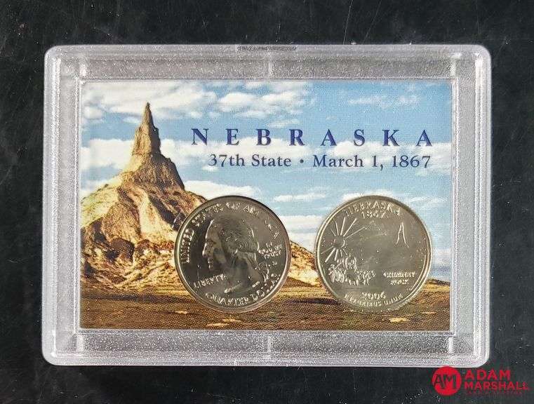 (5) 2006 Nebraska Quarter Limited-Edition Commemorative Sets - Adam ...