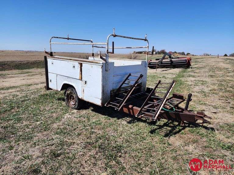 8FT Utility Pickup Box Trailer - Adam Marshall Land & Auction, LLC