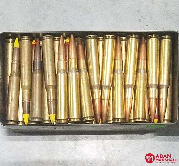 50 BMG - FMJ (129 Rds) + Tracers (21 Rds) - W/Ammo Can - Adam Marshall ...