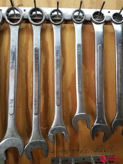 Large Combination Wrenches - Adam Marshall Land & Auction, LLC