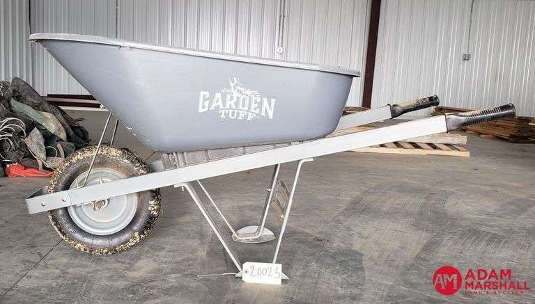 Garden Tuff 6 cu. ft. wheel barrow - Adam Marshall Land & Auction, LLC