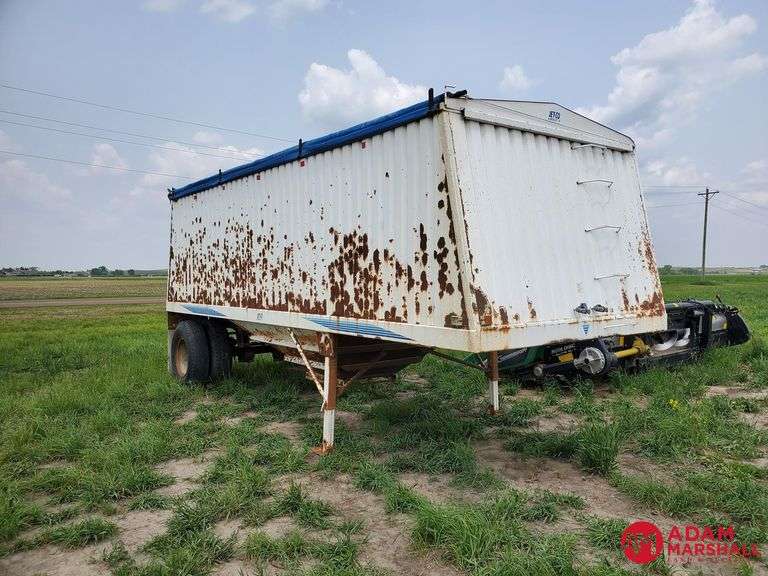 1992 Jet Co. 22FT Grain Trailer - Adam Marshall Land & Auction, LLC