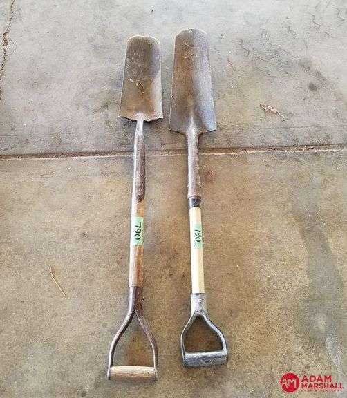 (2) Tile Spades - Adam Marshall Land & Auction, LLC