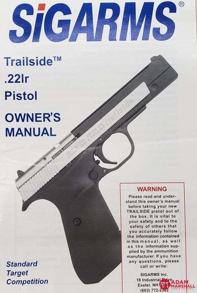 Sig Sauer Trailside Pistol - 22 LR - SN: E0048543 - Adam Marshall Land ...