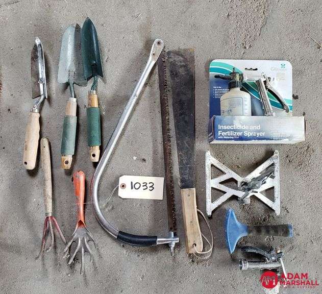 Gardening tool assortment - Adam Marshall Land & Auction, LLC