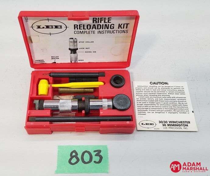 Vintage Lee Reloading Kit - 30-30 Win - Adam Marshall Land & Auction, LLC