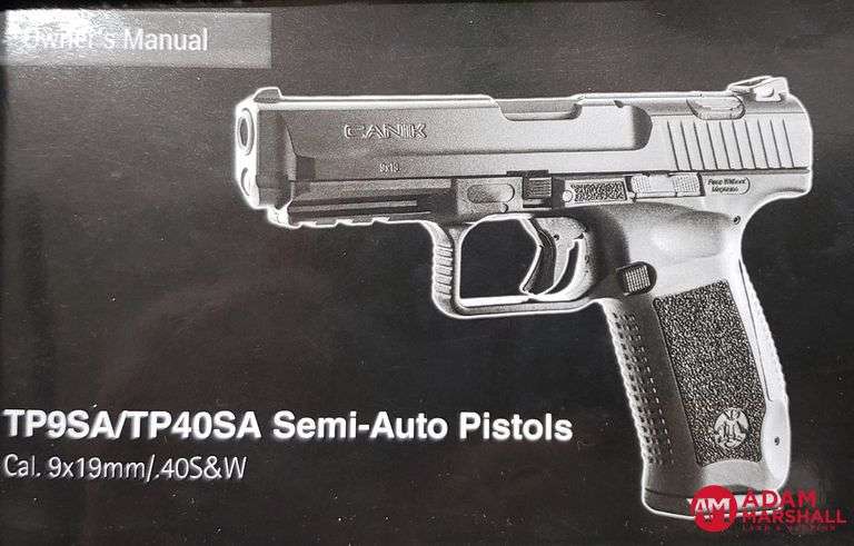 Canik/Turkey Model TP9 SA 2 Pistol - 9 X 19MM - SN: T6472-16 AP09778 ...