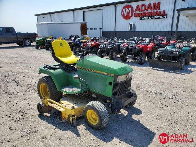 John Deere 445 Riding Lawn Mower - Gasoline - Adam Marshall Land ...