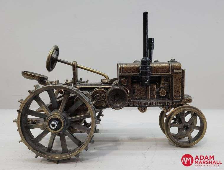 Farmhand Series 1988 Solid Brass Tractor - Adam Marshall Land & Auction ...