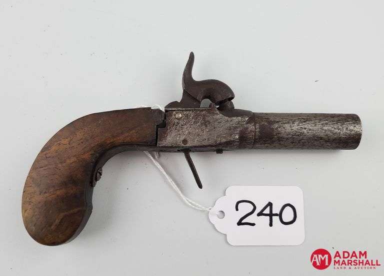 Black Powder - Single Shot Pistol - Adam Marshall Land & Auction, LLC