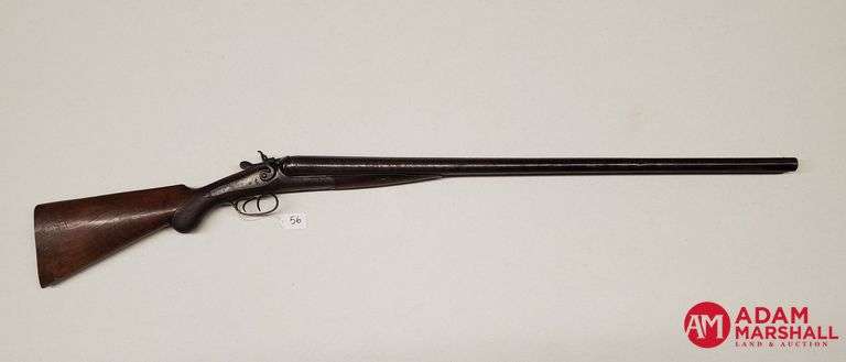 Geo Fisher Double Barrel Shotgun - 12 GA - Adam Marshall Land & Auction ...