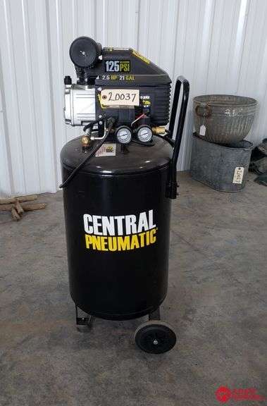 Central Pneumatic Air Compressor - Adam Marshall Land & Auction, LLC