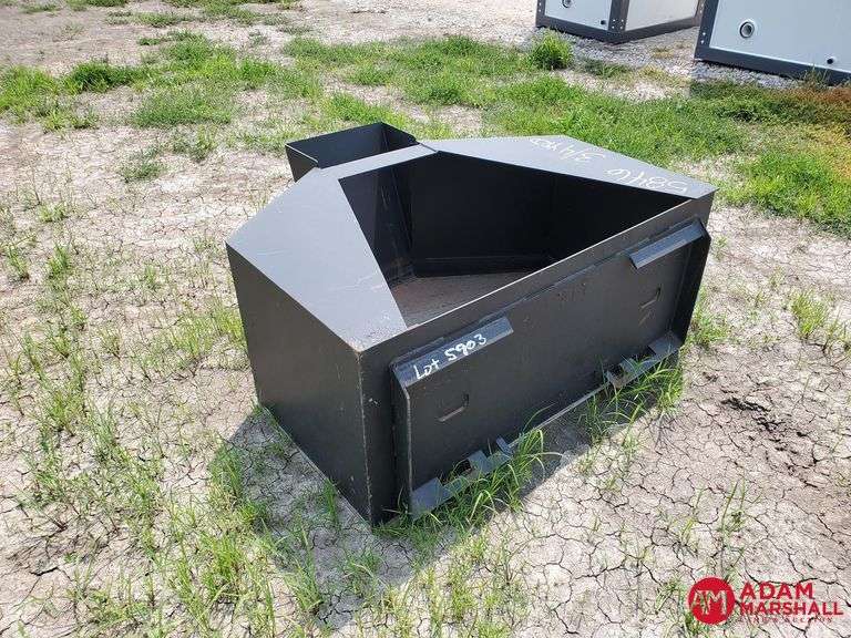 3/4 Yard Concrete Hopper for Skid Steer - Adam Marshall Land & Auction, LLC